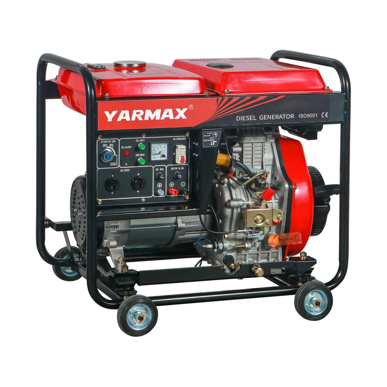 3.0kW 2.5kW Open Frame Generator YM3700E YARMAX Diesel Generator
