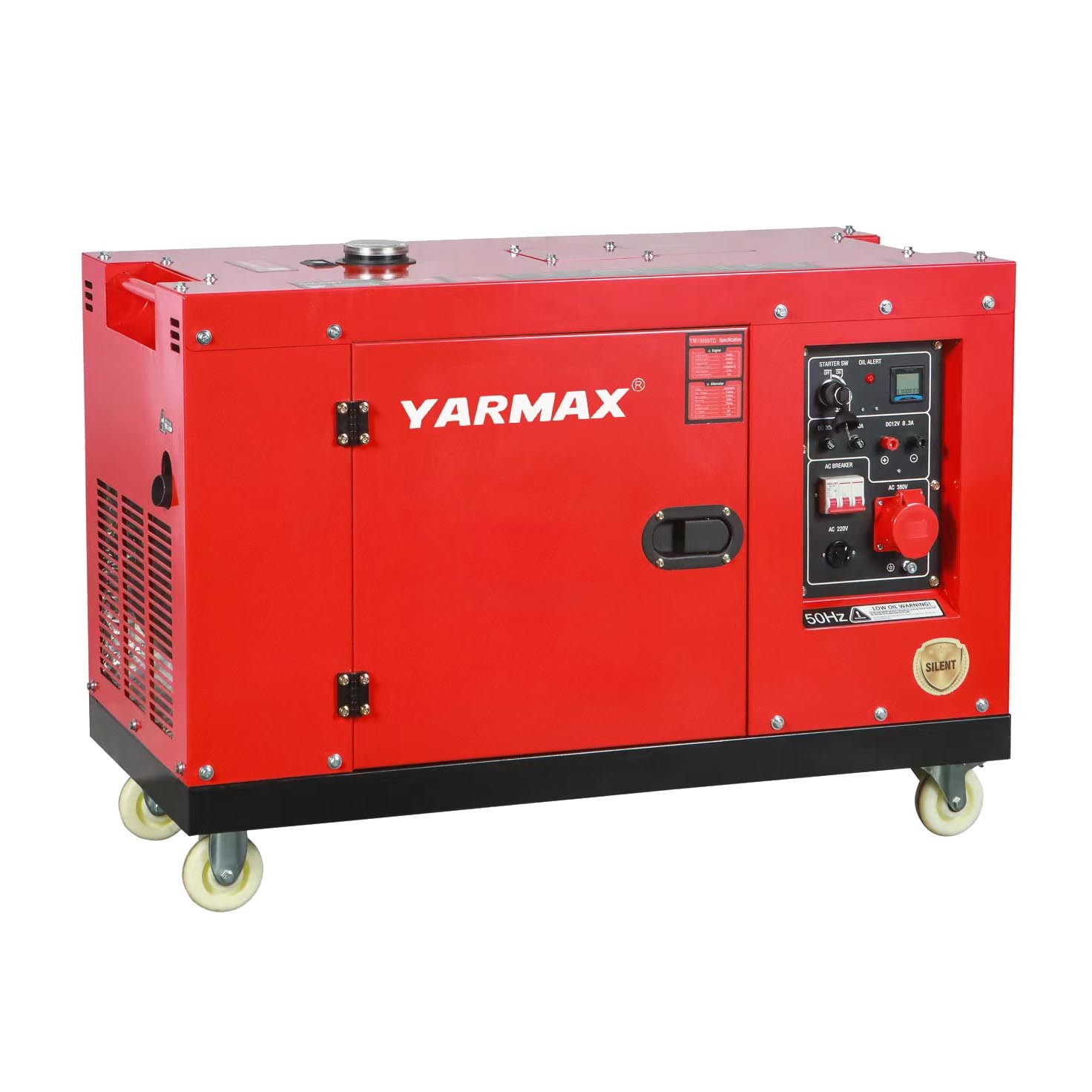 Terminal 220V 22.7A 5.0KW 5.5KW Portable Diesel Generator YM7700T ...